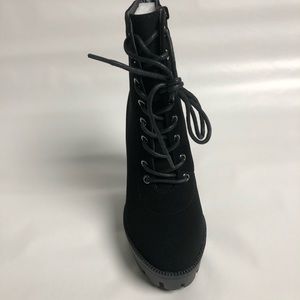 TOP Moda | Shoes | New Michi Patent Chunky Heel Boots | Poshmark